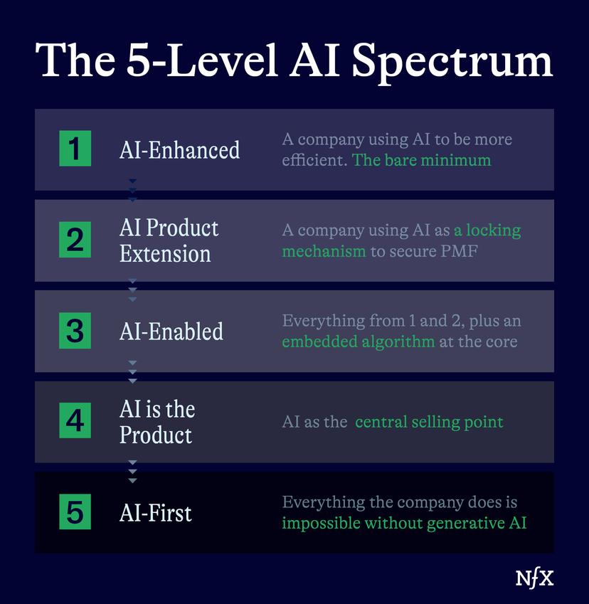 The AI Spectrum for Founders